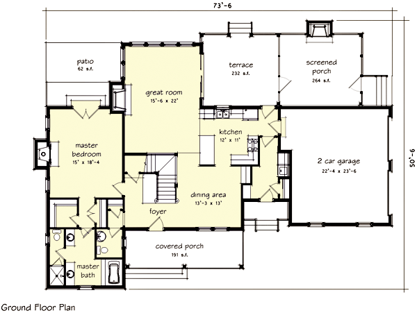 Southern Style Farm House Plans