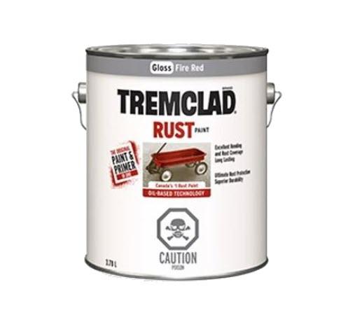 Rust-Oleum TREMCLAD Oil Based Rust Paint / 27049X155 Fire Red - 3.78 L