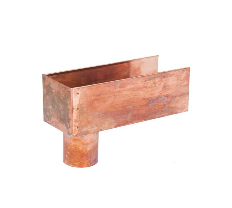 3 in Menzies Metal Copper Box Scupper at Slegg Building Materials