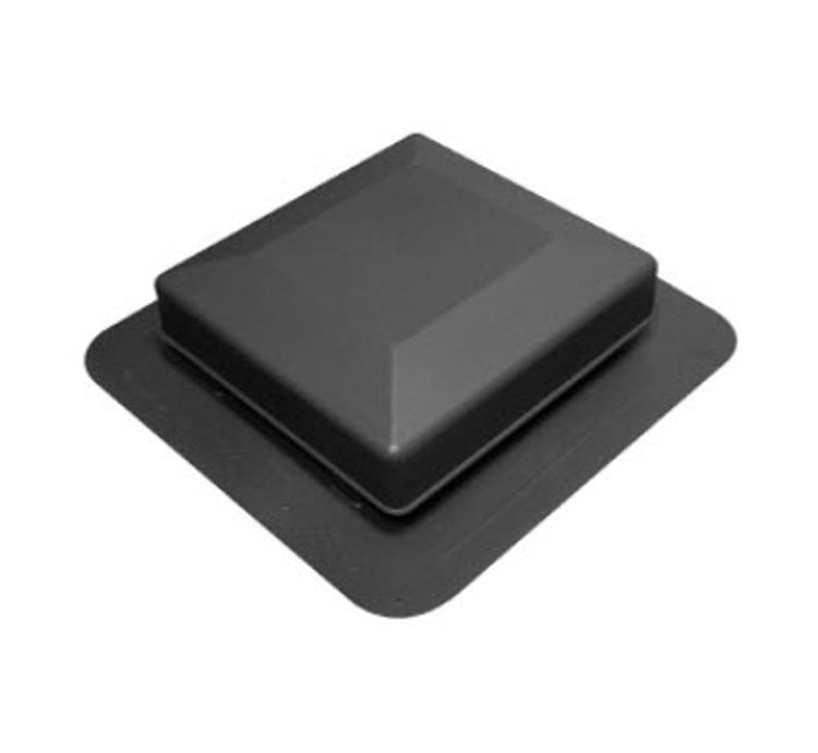 Duraflo Square Top Roof Vent / Black at Slegg Building Materials