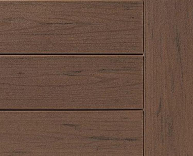 .94 in x 5.36 in x 12 ft TimberTech PRO Terrain Collection / Brown Oak ...