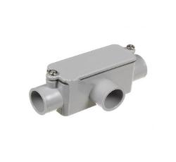 3/4 in PVC Conduit T-Access Fitting / Grey at Slegg Building Materials