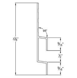 10 ft Easytrim EZ.5 – Horizontal Reveal H Panel Trim at Slegg Building ...