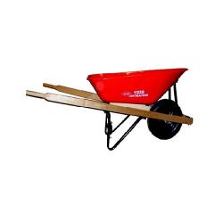ERIE E-1035 Air Tire Contractor Steel Tray Wheelbarrow - 6 Cubic Feet ...