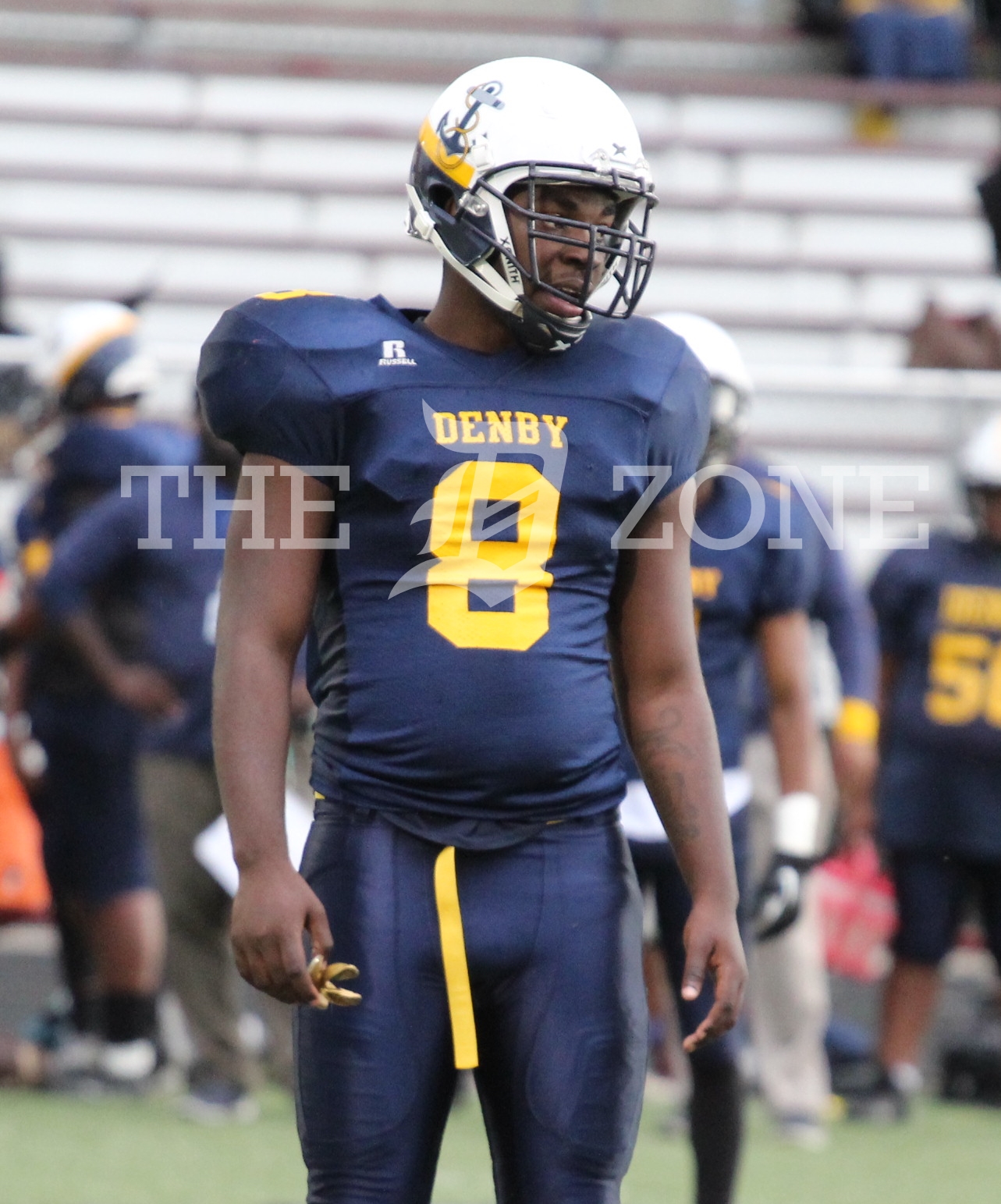 Detroit Denby 2019 DE Adrian Brown is visiting Davenport this weekend ...
