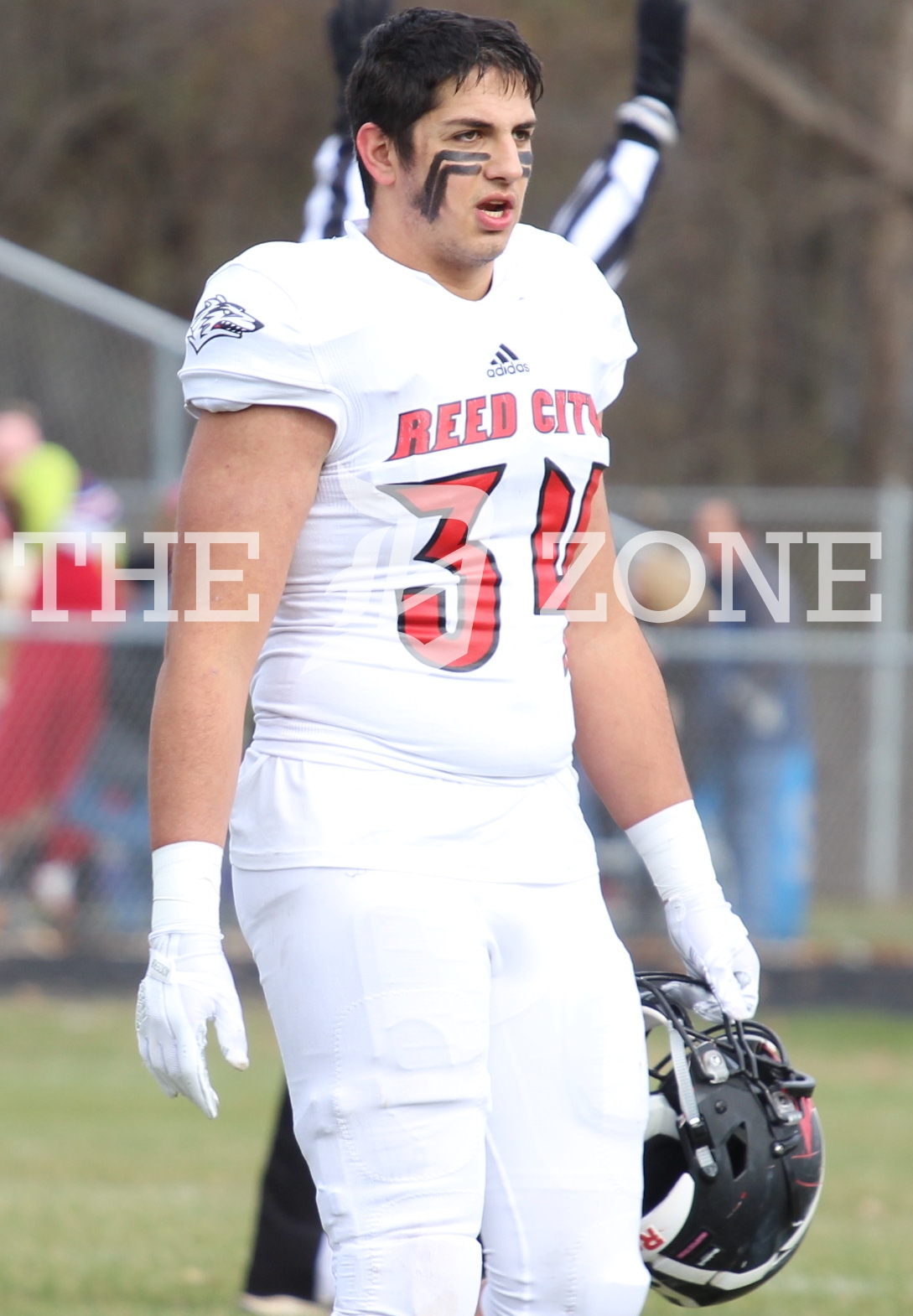 Reed City 2019 TE/DT Anthony Pelton is visiting Wayne State on 12/07 ...