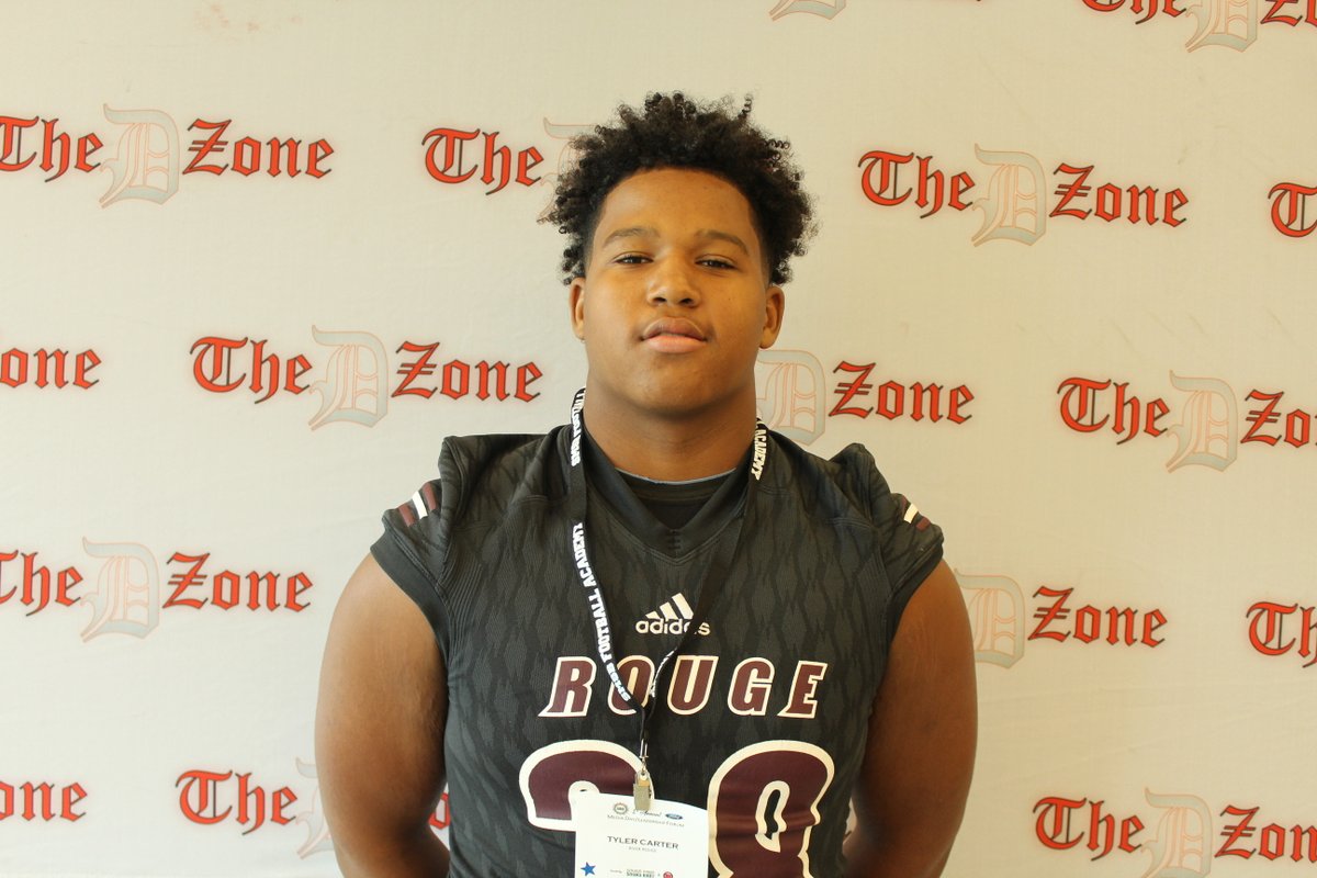 River Rouge 2018 OLB/DE Tyler Carter was offered by Concordia-Ann Arbor ...