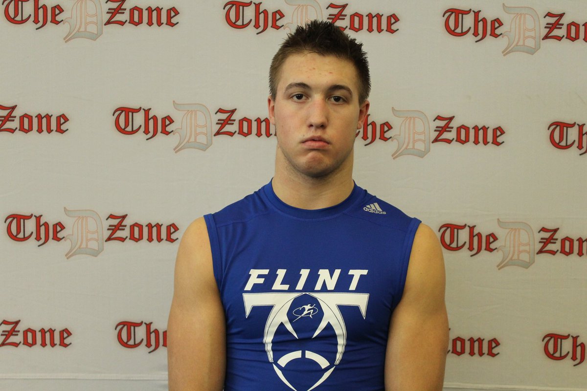 Linden 2018 OLB/WR Cade Dickson is visiting Grand Valley State on ...