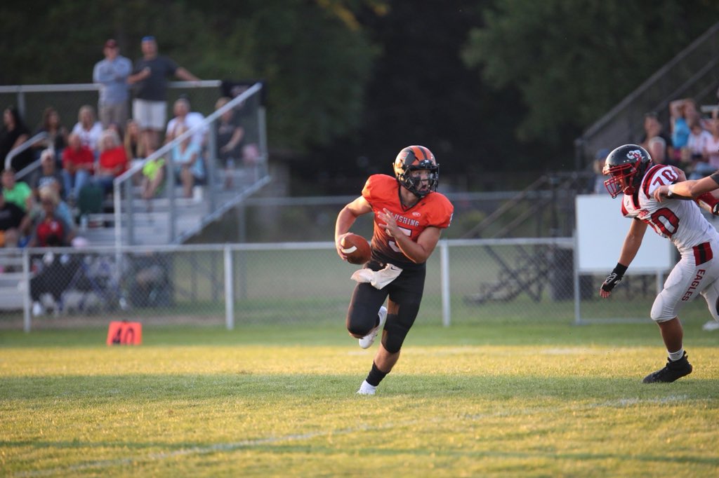 Flushing 2019 QB/WR Tyler Morris is visiting Ferris State this weekend ...