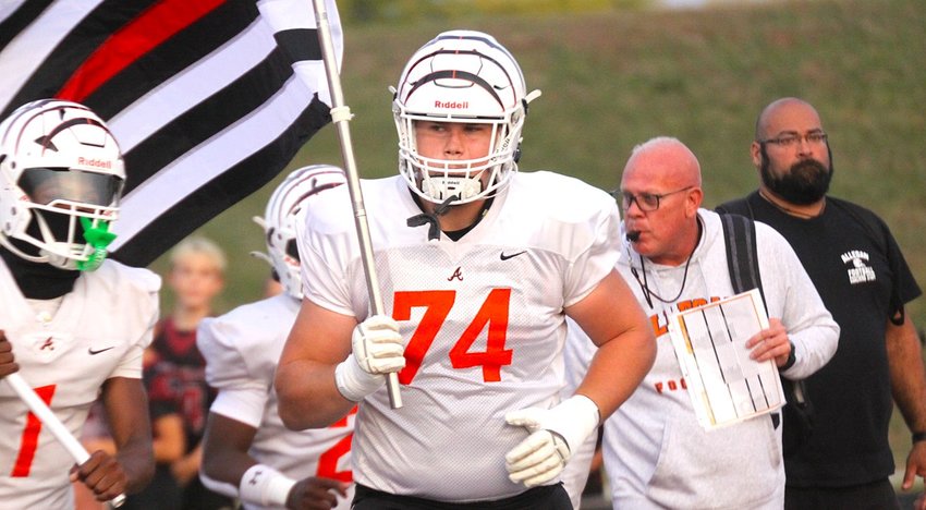 Allegan 2026 OT/DT Sullivan Garvin (Notre Dame commit) is visiting ...