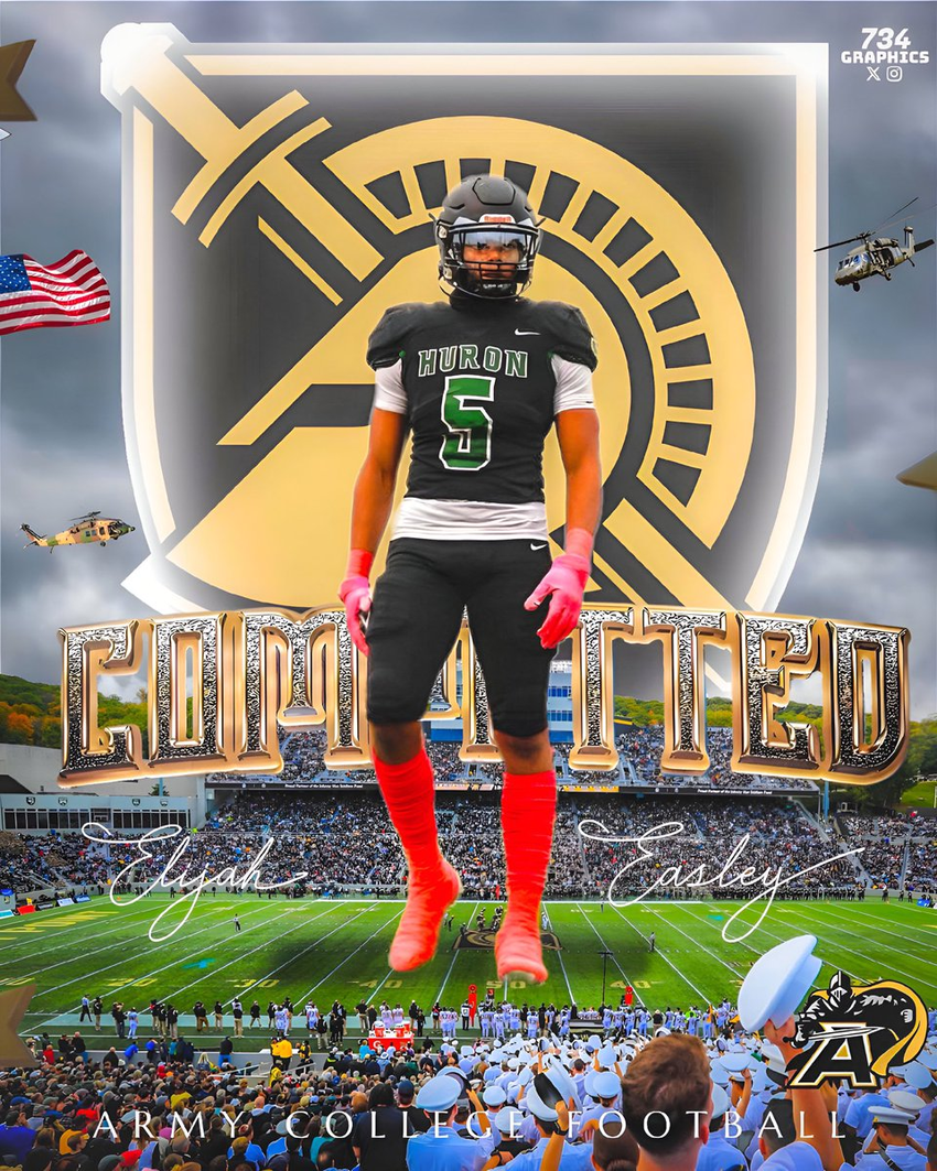 Ann Arbor Huron 2024 OLB/RB Elijah Easley has committed to Army - The D ...