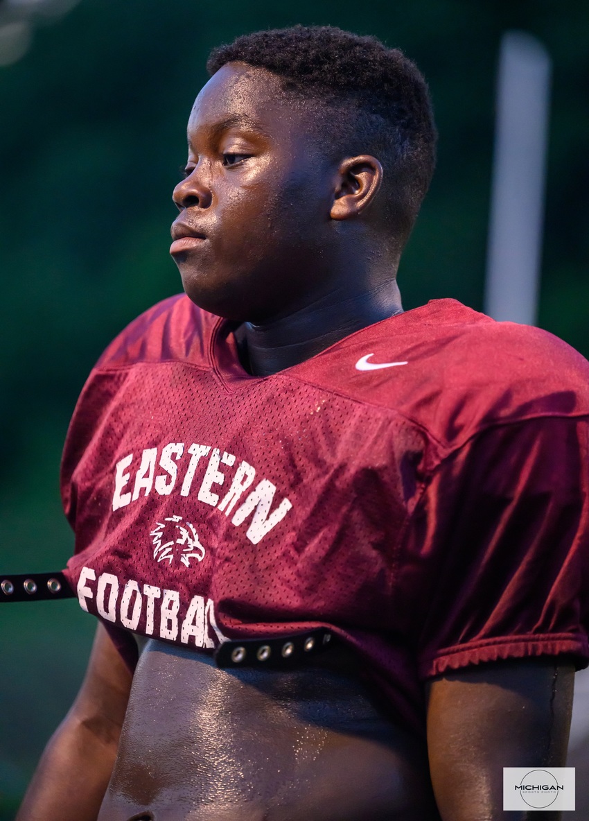 Forest Hills Eastern 2025 DE/DT Edem Denoo has committed to Michigan ...