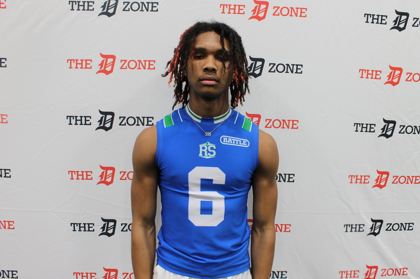 Ann Arbor Huron 2026 S/WR Angelo Rivera is visiting Akron on 03/15/2024 ...