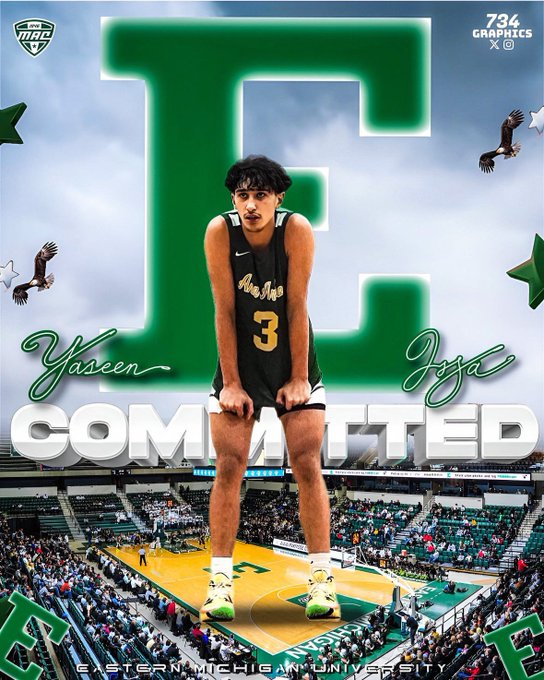 Ann Arbor Huron 2025 G Yaseen Issa has committed to Eastern Michigan ...