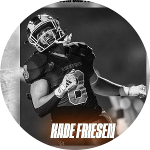 Rockford 2025 OLB/DE/MLB/RB Kade Friesen was offered by Wayne State ...
