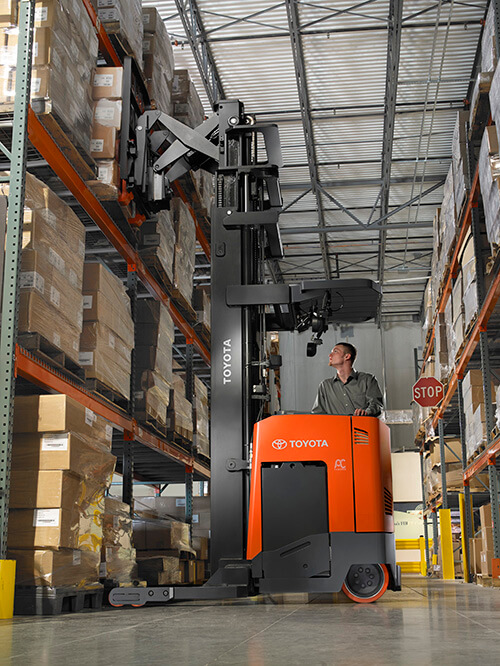 Narrow Aisle Forklifts: Do More with Less: | Toyota Forklifts
