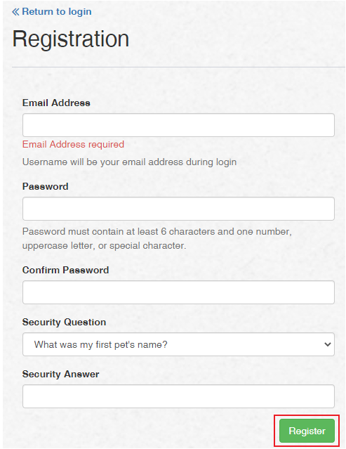 eBill Online Bill Pay Registration - First Time User Registration and ...