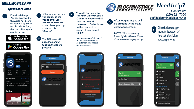 eBill Online Bill Pay Registration - First Time User Registration and ...