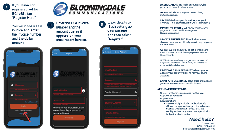 eBill Online Bill Pay Registration - First Time User Registration and ...