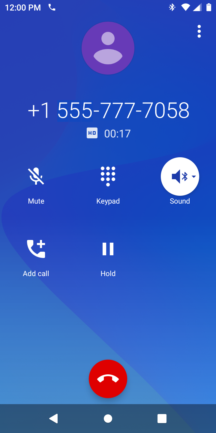 Android Phone Call Icon