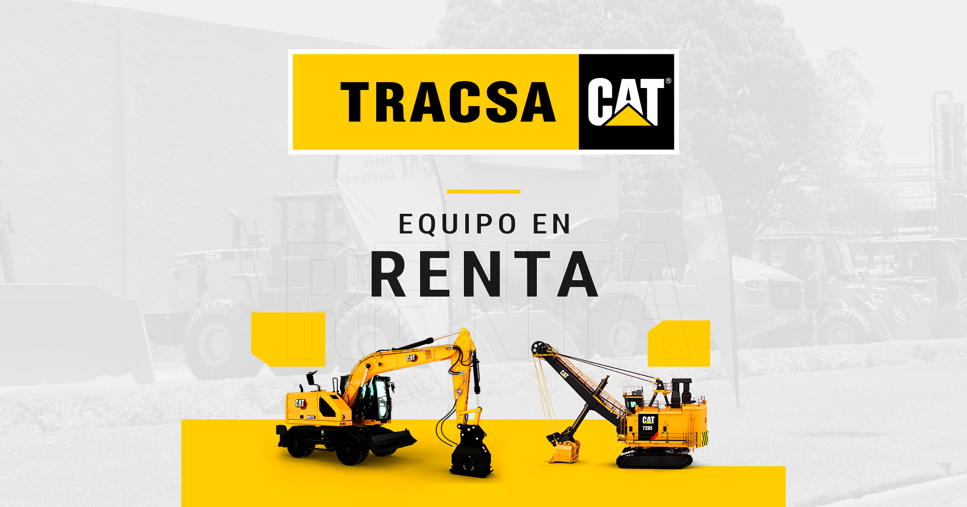 Renta de Maquinaria | Tracsa Cat®