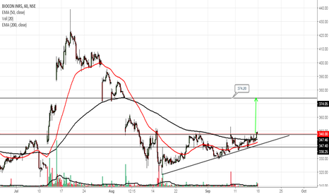 BIOCON Stock Price and Chart — TradingView