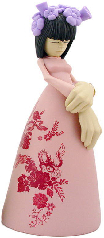 Fatima - pink flower dress Fatima by Sam Flores fr... | Trampt Library