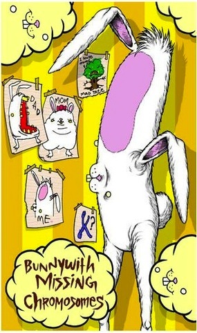 Bunnywith missing chromosomes Bunnywith Plush by A... | Trampt Library