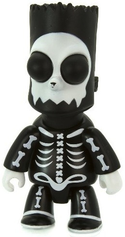 Bart bone - skeleton toyer black Bart Qee by Matt ... | Trampt Library
