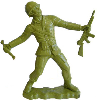 Big army man - green Big Army Man by Frank Kozik f... | Trampt Library