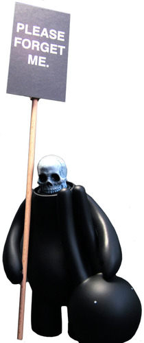 Please forget me - black Petit Lapin by Mr. Clement | Trampt Library