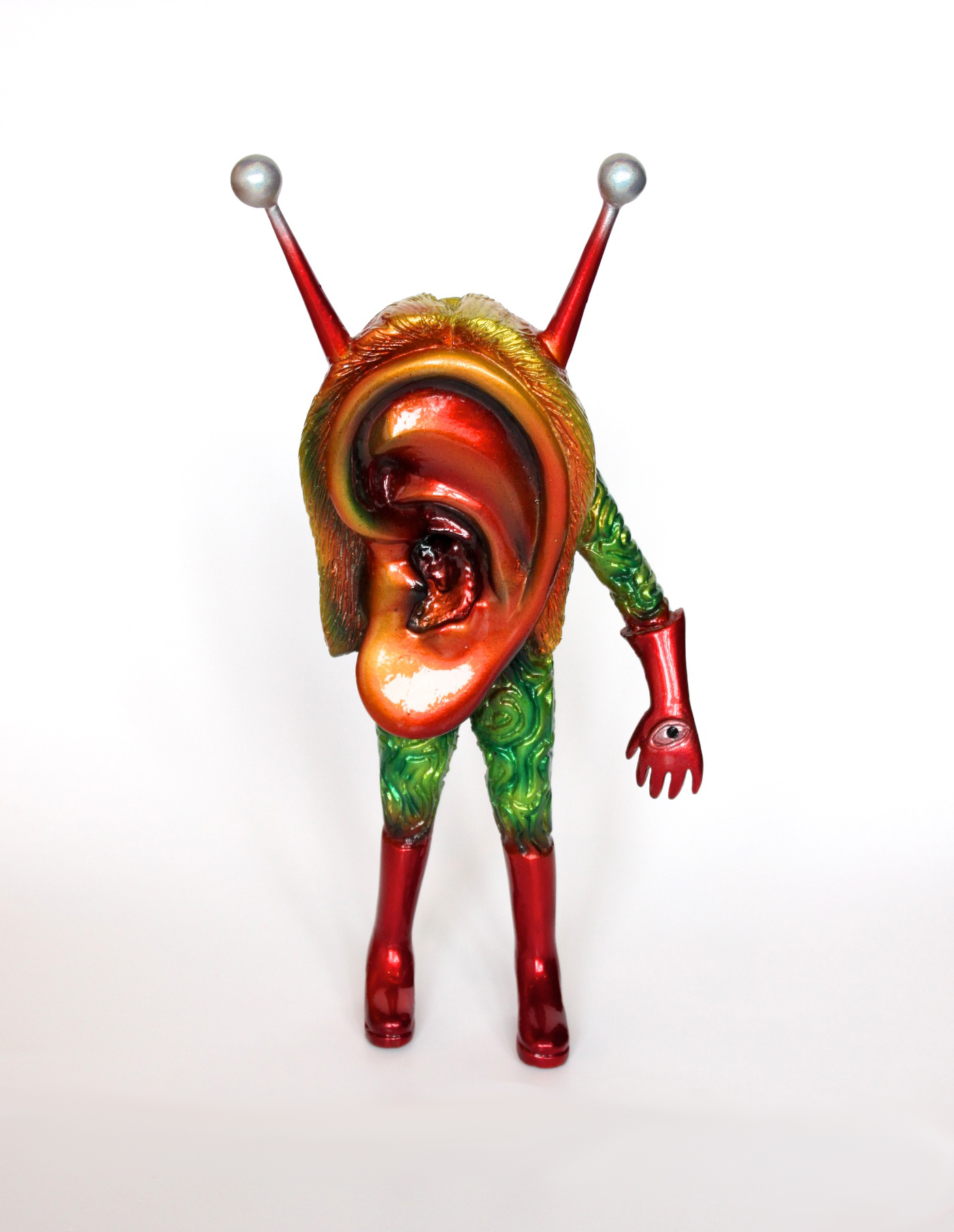 Ear monster (orange) Fiberglass by Carlos Enrique... | Trampt Library