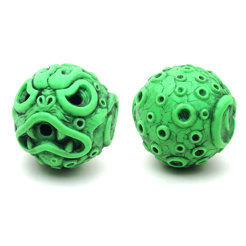 Ooze-ball neon green w/custom black rub Ooze Ball ... | Trampt Library