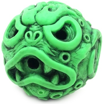Ooze-ball neon green w/custom black rub Ooze Ball ... | Trampt Library