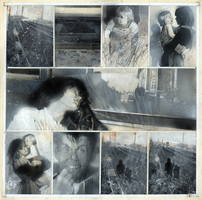 Big numbers page 6 Mixed Media by Bill Sienkiewicz | Trampt Library