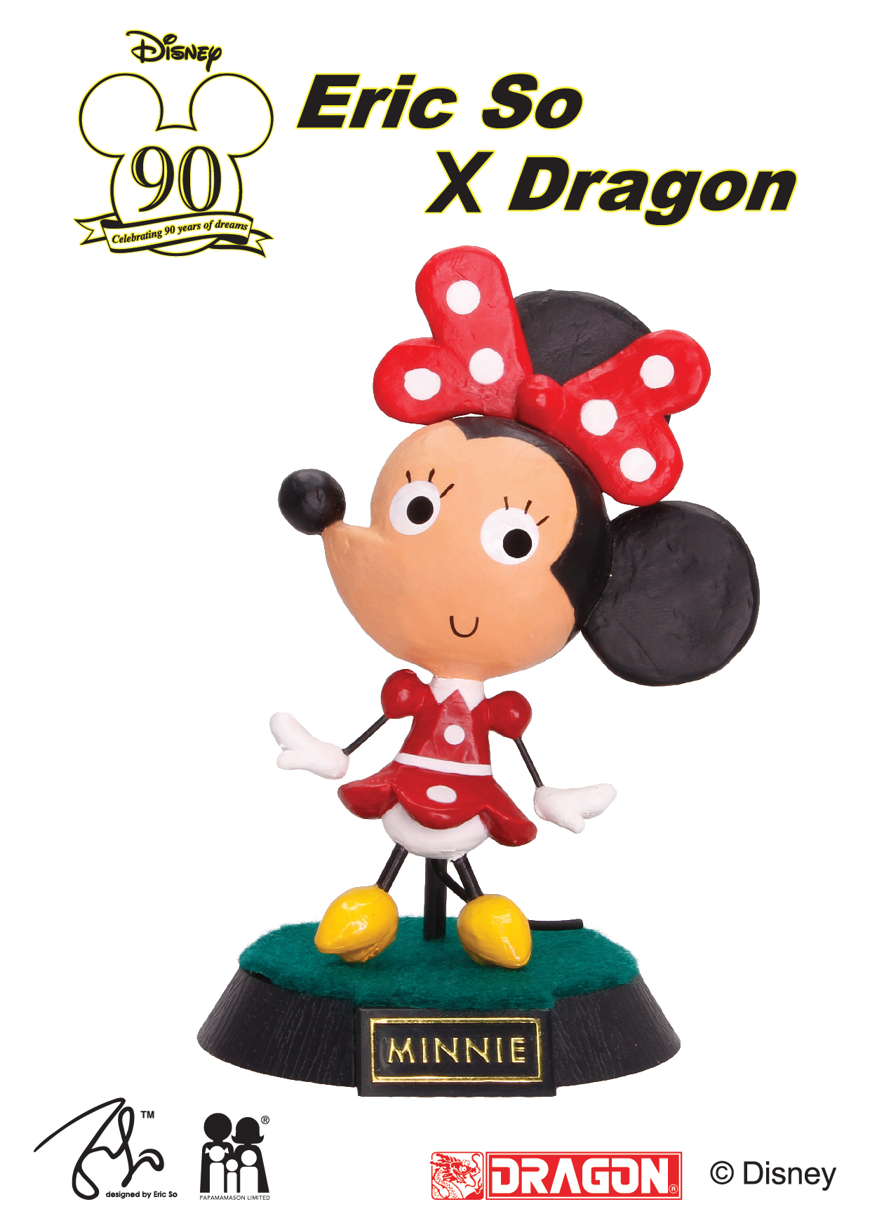 Eric so x dragon minnie figure (disney's 90th anni... | Trampt Library