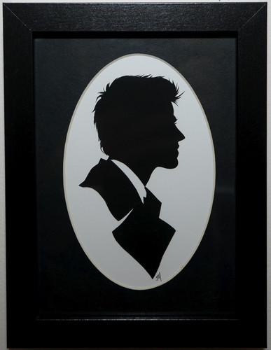 Castiel (supernatural) Hand Paper Cut Silhouette b... | Trampt Library
