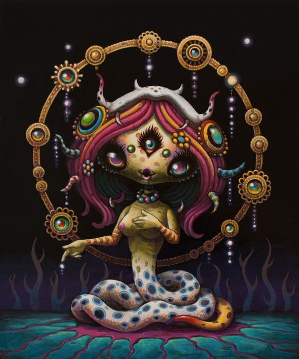 Ayida weddo Acrylic by Yoko D'Holbachie | Trampt Library