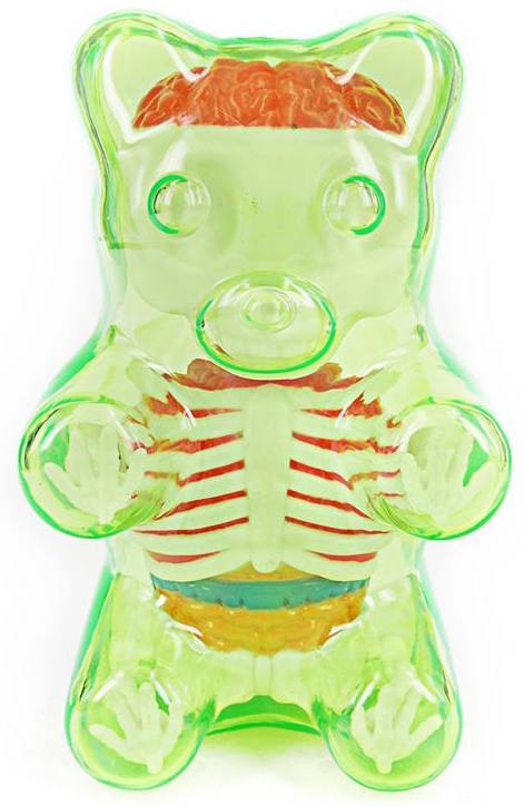 Baby clear gummi bear funny anatomy - green Gummi ... | Trampt Library