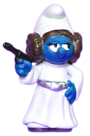 Princess smurfette organa Star Smurfs by Greg Aron... | Trampt Library