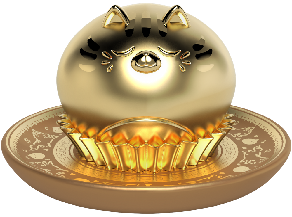 Golden liu sha meow nyan sum Nyan by Nyammy Treats... | Trampt Library