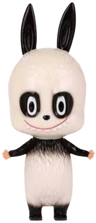 Panda (secret figure) Labubu by Kasing Lung from H... | Trampt Library
