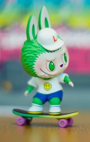 Skateboard labubu Labubu by Kasing Lung from POP Mart | Trampt Library