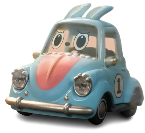 Labubu happy weekend car Labubu by Kasing Lung, PO... | Trampt Library