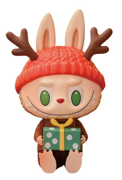 Christmas reindeer labubu Labubu by Kasing Lung fr... | Trampt Library