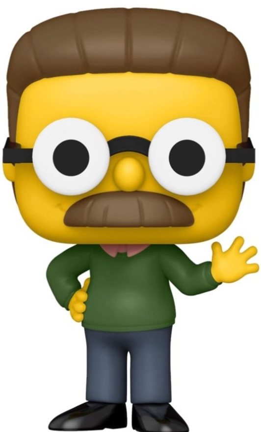 Ned flanders : the simpsons [833] Pop! Vinyl by M... | Trampt Library