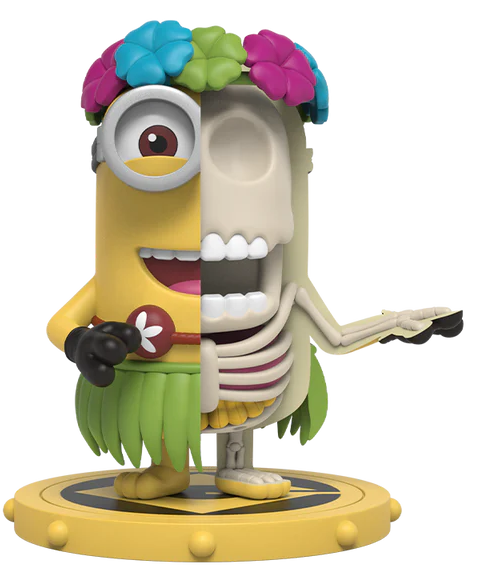 Hula minion XXRay by Jason Freeny from Mighty Jaxx | Trampt Library