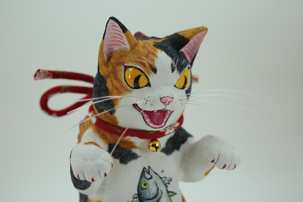 Calico & tuna papier-mÂchÉ daioh negora Daioh Ne... | Trampt Library