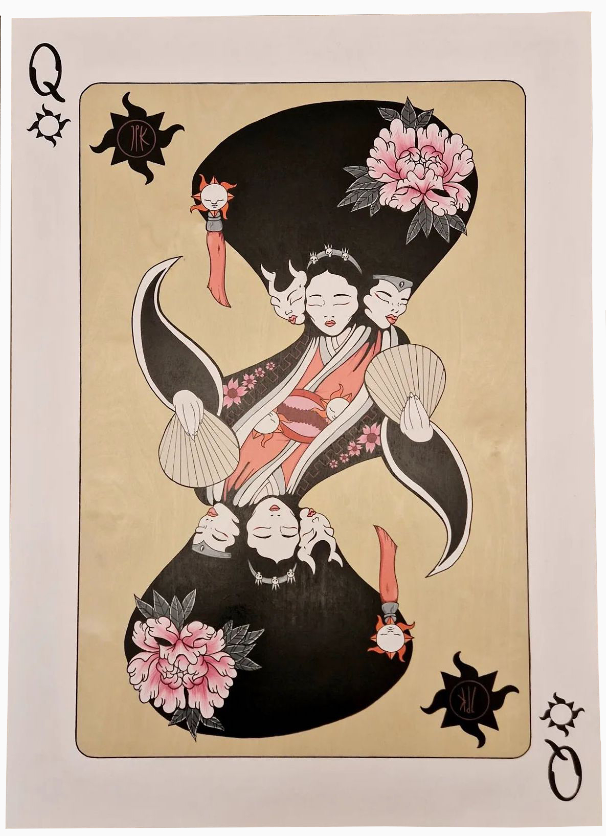 The queen of suns Acrylic by Jon-Paul Kaiser | Trampt Library