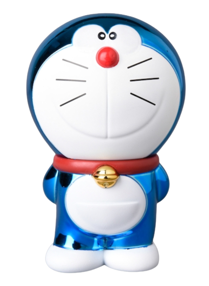 Metallic blue doraemon Doraemon by Medicom from M... | Trampt Library